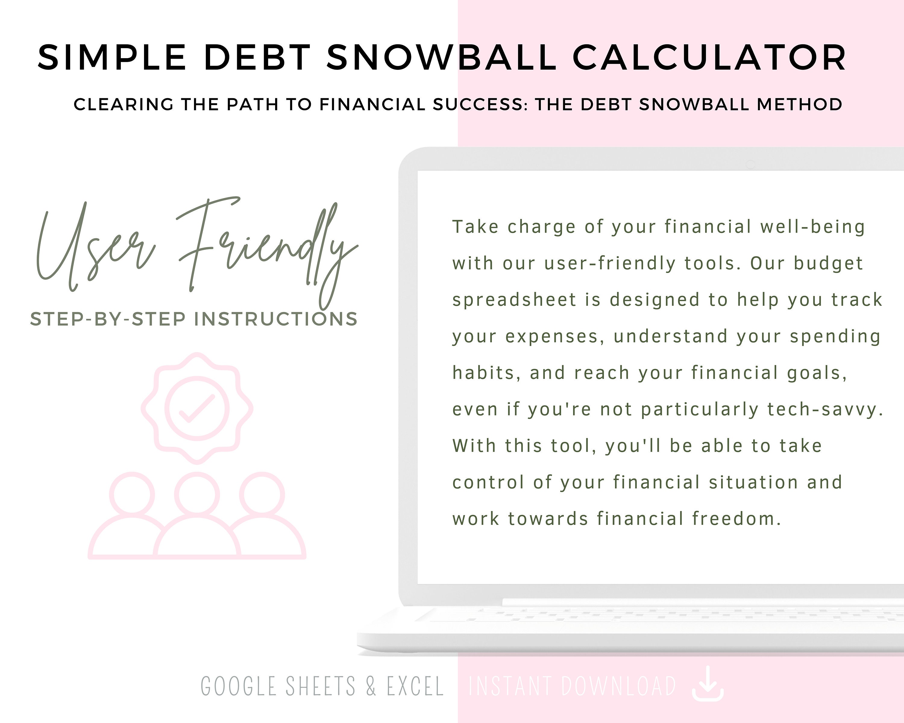 Dave Ramsey Debt Snowball Calculator, Excel Budget Planner Spreadsheet ...