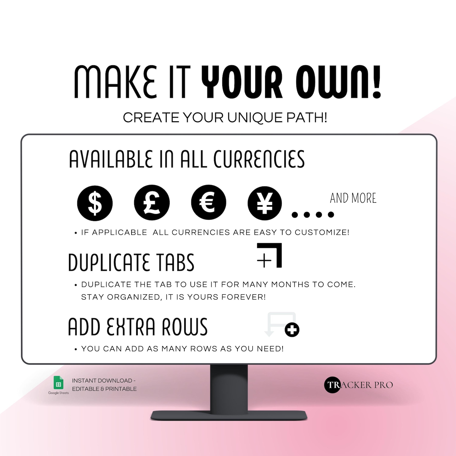 Craft Supplies Inventory Tracker Google Sheets Spreadsheet Crafts Organization, Craft Supplies ...