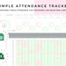 Employee Attendance Tracker, Leave Tracker, Punctuality Tracker, Excel ...
