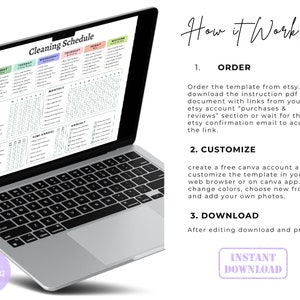 Ultimate Cleaning Schedule Bundle Editable,cleaning Planner Bundle ...