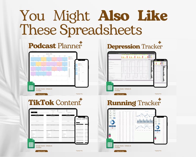 TV Show Tracker Spreadsheet Google Sheets Excel Television Series ...