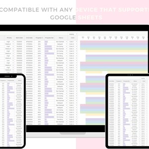 Team Task Tracker for Google Spreadsheet Task Management Template, Task ...