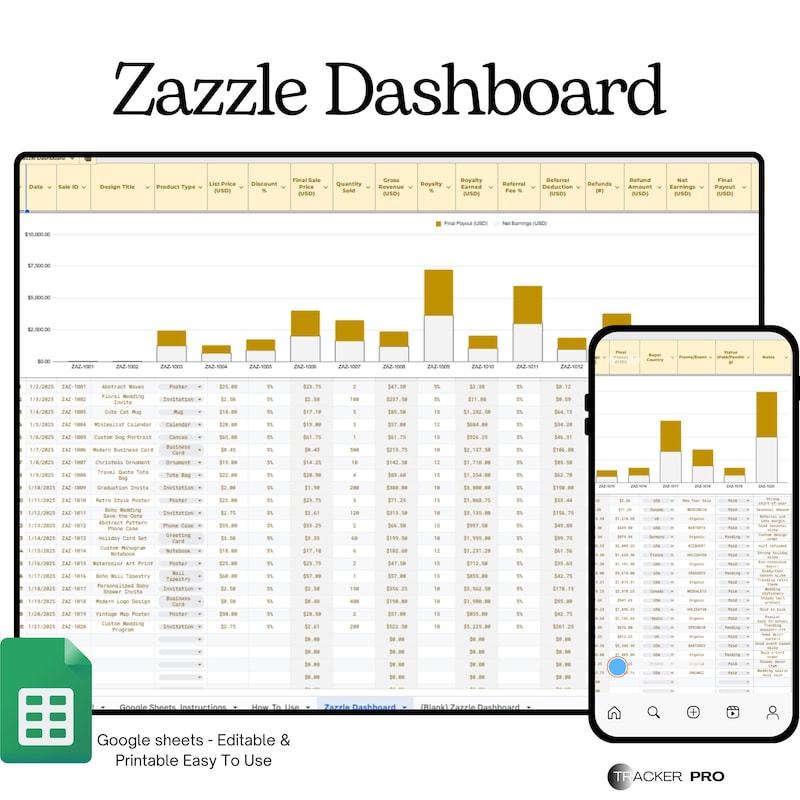 TrackerPro - Etsy Canada