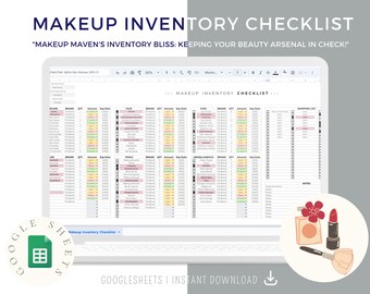 Makeup Inventory Management, Makeup Artist, Makeup Planner, Makeup ...