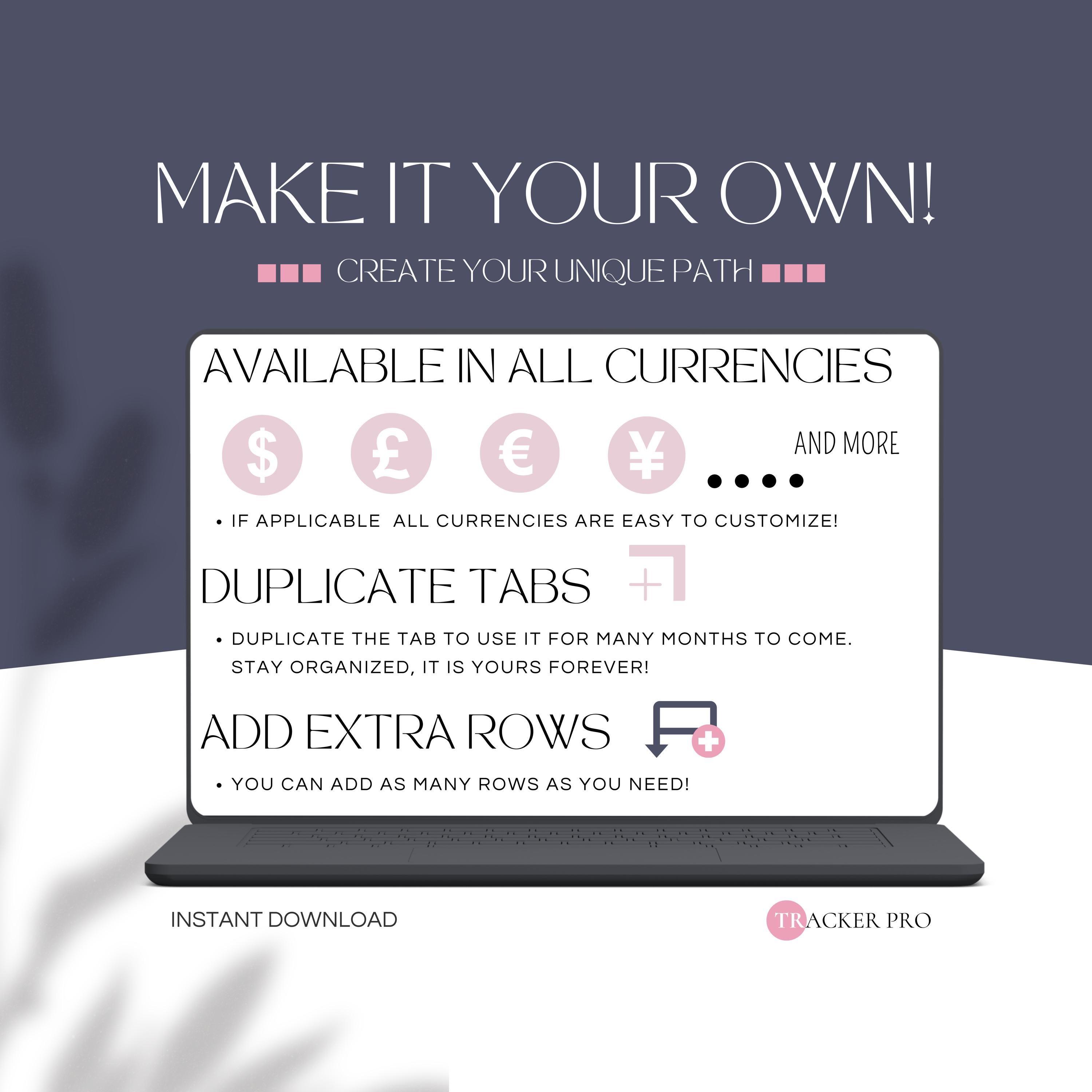 Utility Bill Tracker Excel Spreadsheet, Utilities Tracker Google Sheets ...
