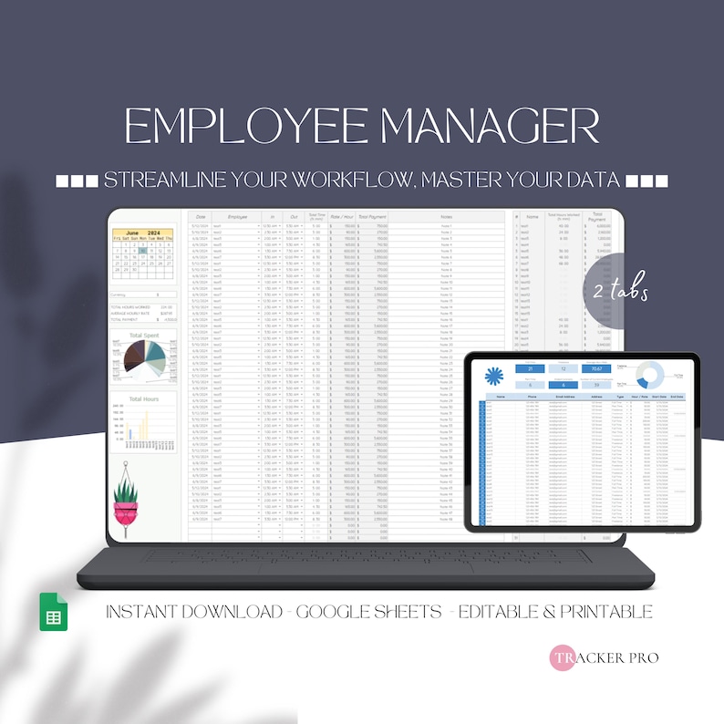 Attendance Tracker, Absent Tracker, Employee Attendance, Student ...