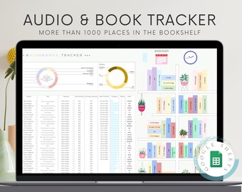 Book Tracker Journal, Book Tracker Excel, Reading Planner, Book Tracker ...