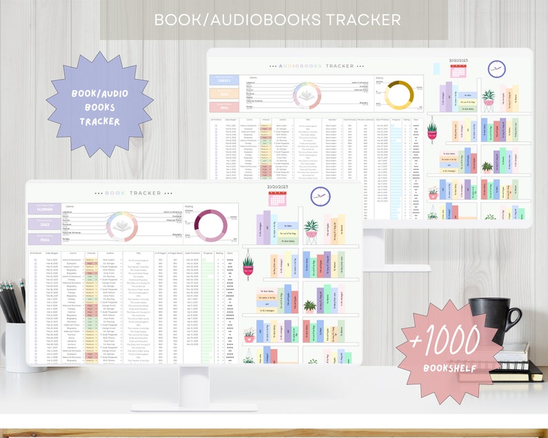 Reading Book Tracker, Book Tracker Template, Track Your Reading ...