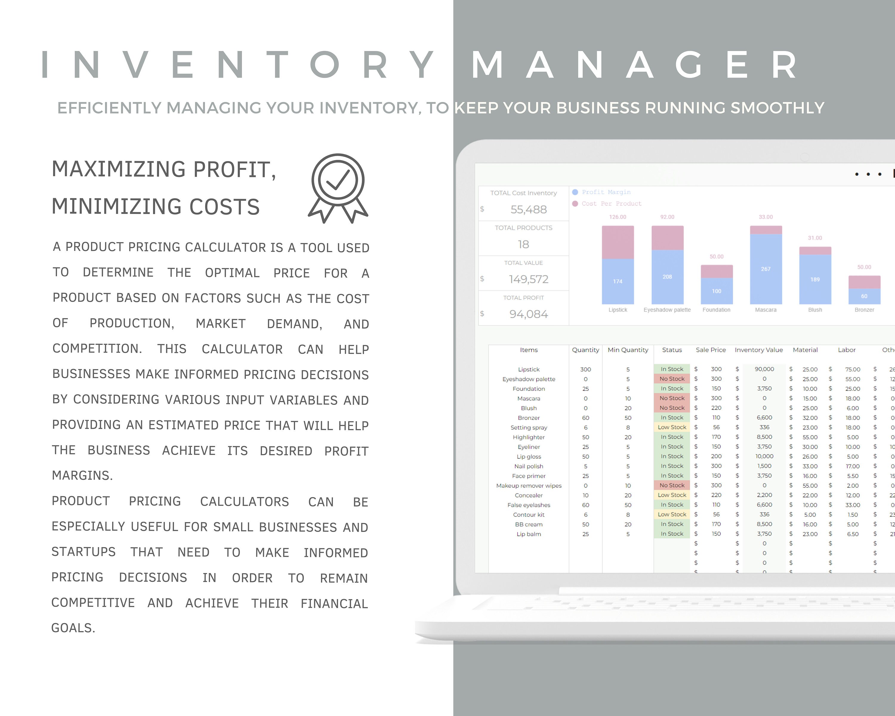 Small Business Management Spreadsheet Bundle Small Business - Etsy