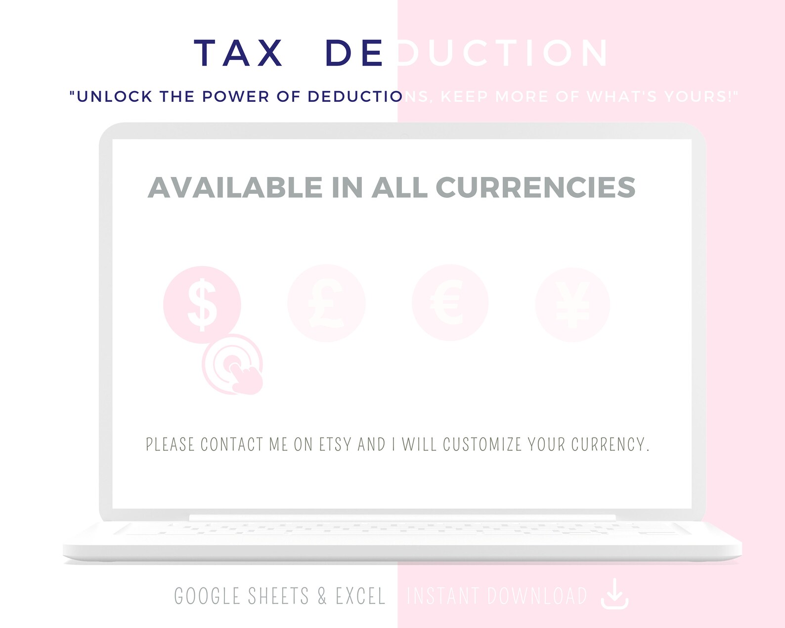 Tax Deduction Tracker Excel Spreadsheet, Editable Tax Deductions List ...