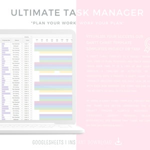 Team Task Tracker for Google Spreadsheet Task Management Template, Task ...