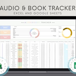 Reading Tracker Spreadsheet Google Sheets Digital Library Book Tracker ...