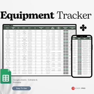 Equipment Tracker, Business Inventory Tracker, Asset Tracker, Heavy ...