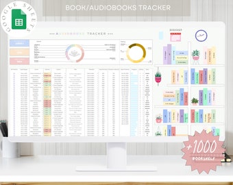 Reading Tracker Spreadsheet Reading Tracker Google Sheets - Etsy