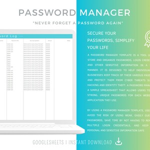 Password Tracker Excel Spreadsheet, Password Tracker Google Sheets ...