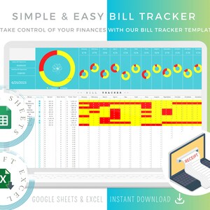 Utility Bill Tracker Excel Spreadsheet, Utilities Tracker Google Sheets ...