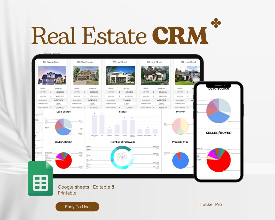 Real Estates Sale Tracker, Real Estate Sale Tracker, Realtor Sales ...
