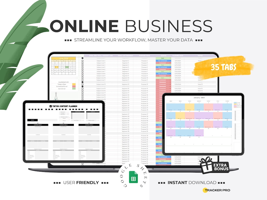 Online Business Planner BUNDLE, Digital Business Planner, Business ...