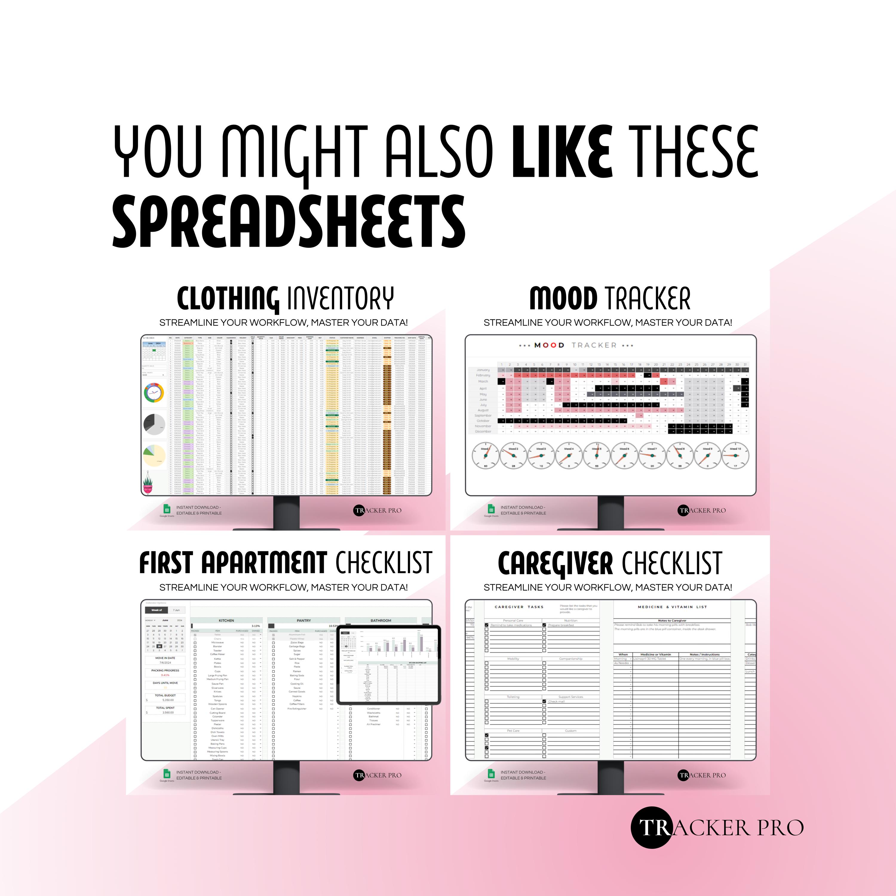 Weekly Macro & Calorie Tracker + Meal Planner - Counter - Google Sheets ...