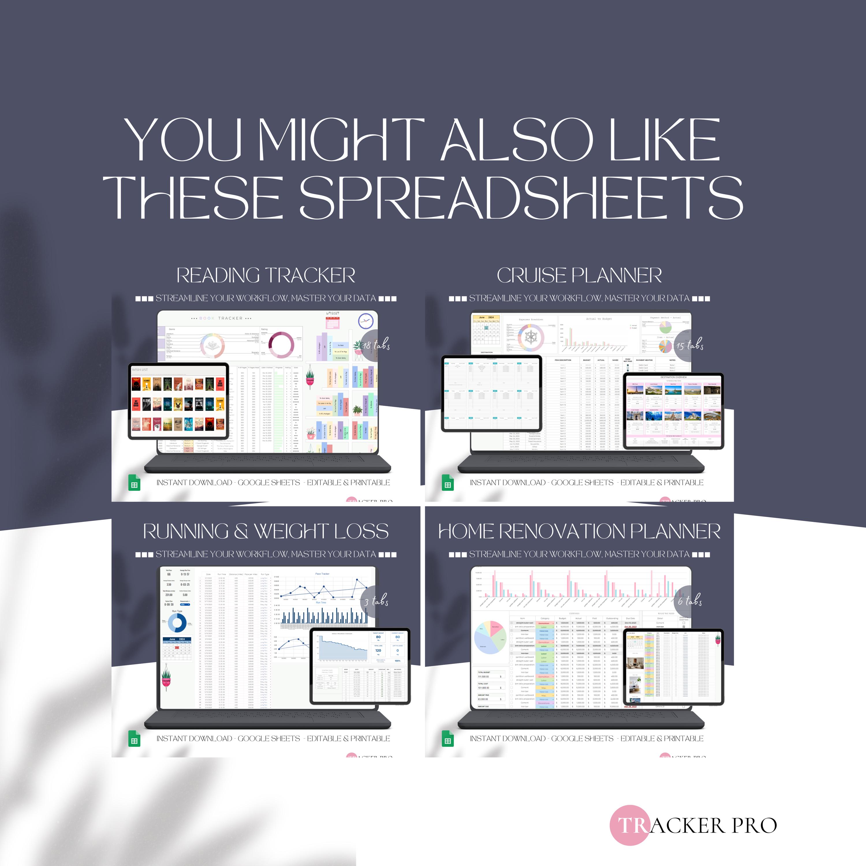 Home Moving Planner, 2024 House Move Tracker Excel and Google ...