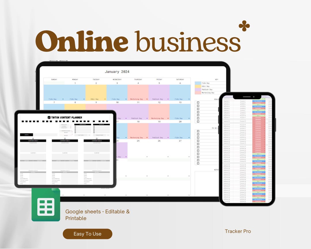 Online Business Planner BUNDLE, Digital Business Planner, Business ...