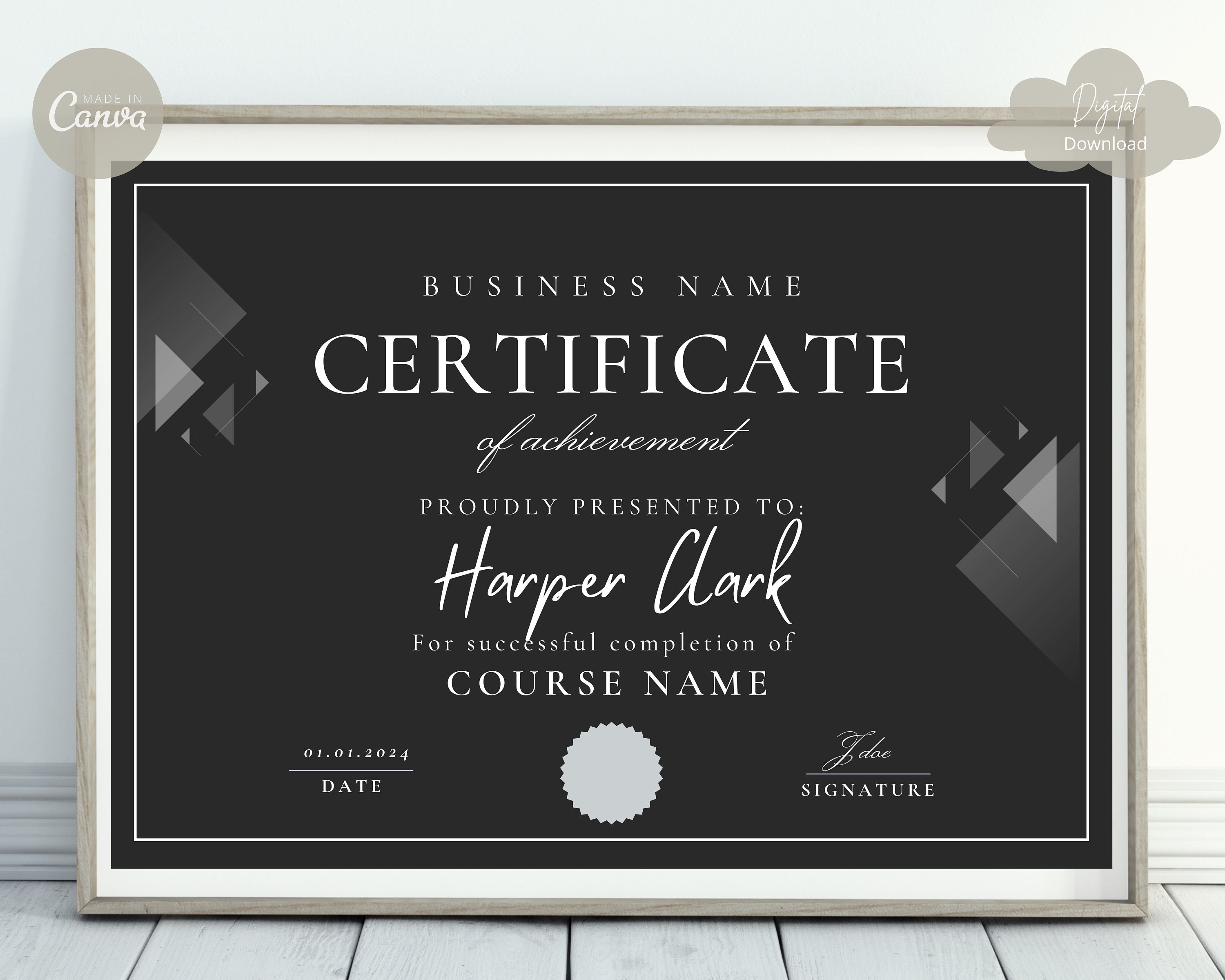 Certificate of Completion Template, Editable Lash Artist Certificate ...