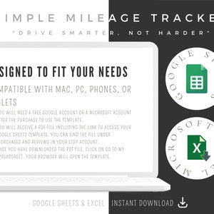 Mileage Tracker, Mileage Log, Miles Traveled, Vehicle Mileage, Car ...