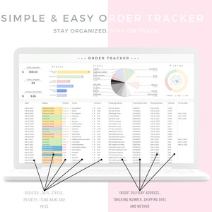 Order Tracker Spreadsheet Order Tracker Google Sheets Small Business ...