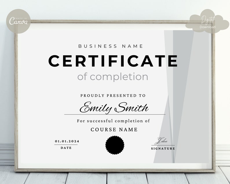 Certificate of Completion Template, Printable Lash Artist Certificate ...