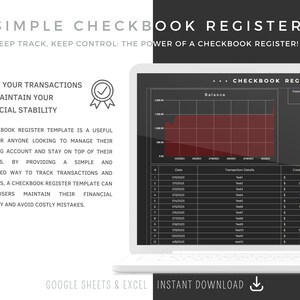 Checkbook Register Excel Spreadsheet, Check Book Register Google Sheets, Check Register Book ...