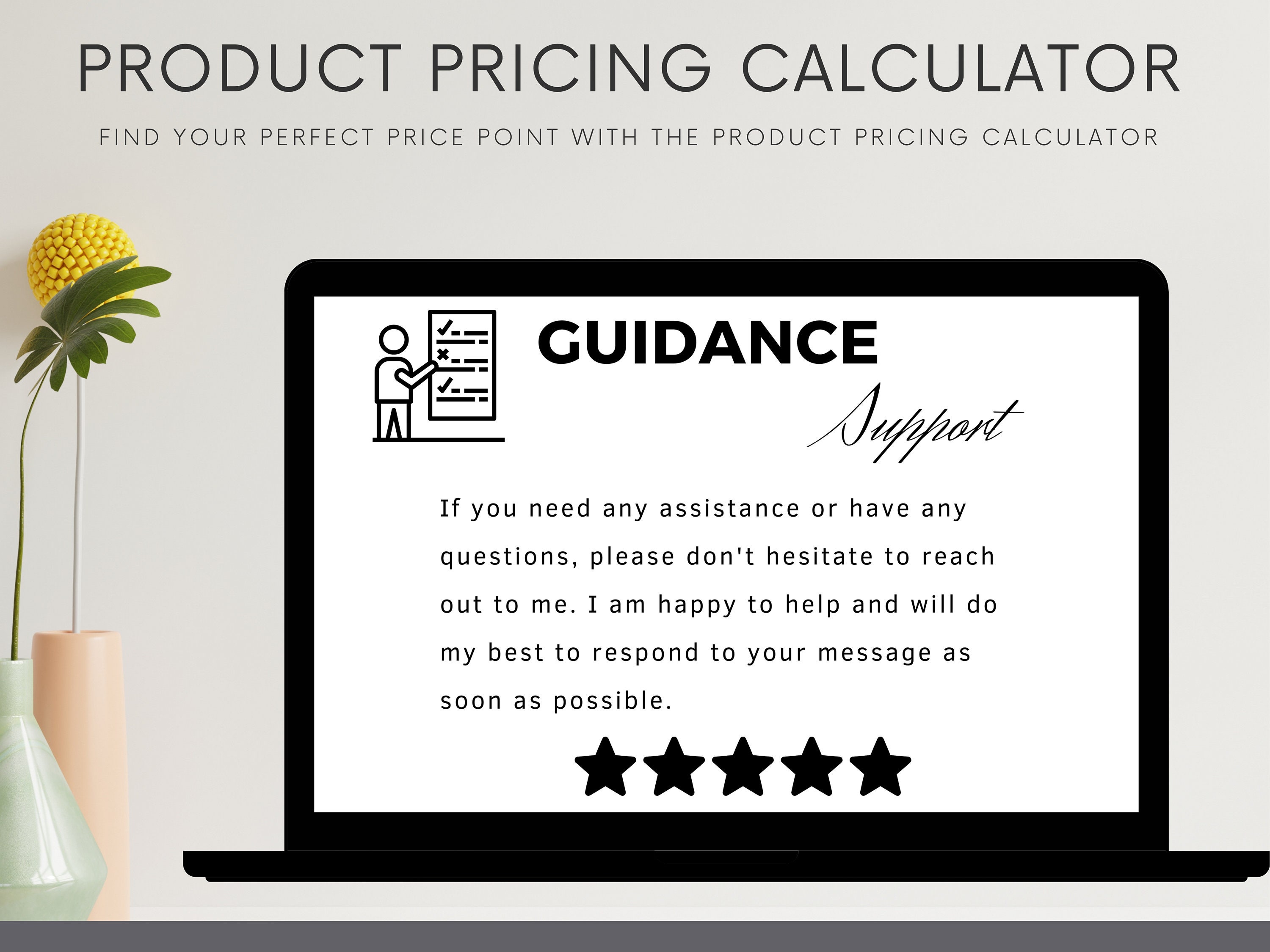 Product Pricing Calculator Spreadsheet for Excel and Google Sheets ...