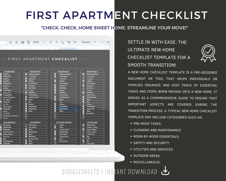 First Apartment Planner Template Excel Spreadsheet, Our First Apartment ...