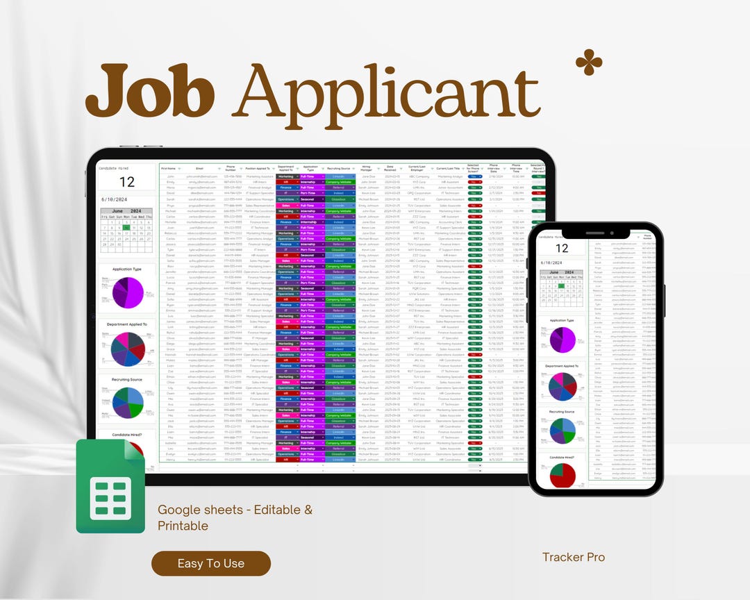 Job Application Tracker Job Search Dashboard Google Sheet Job Tracker ...