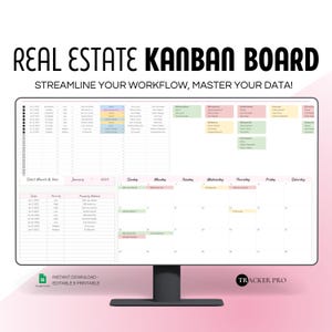 Realtor Kanban Board Google Sheets, Real Estate Task Priority Tracker ...
