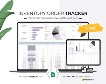 Inventory Tracker Spreadsheet Inventory Management Inventory Sheet ...