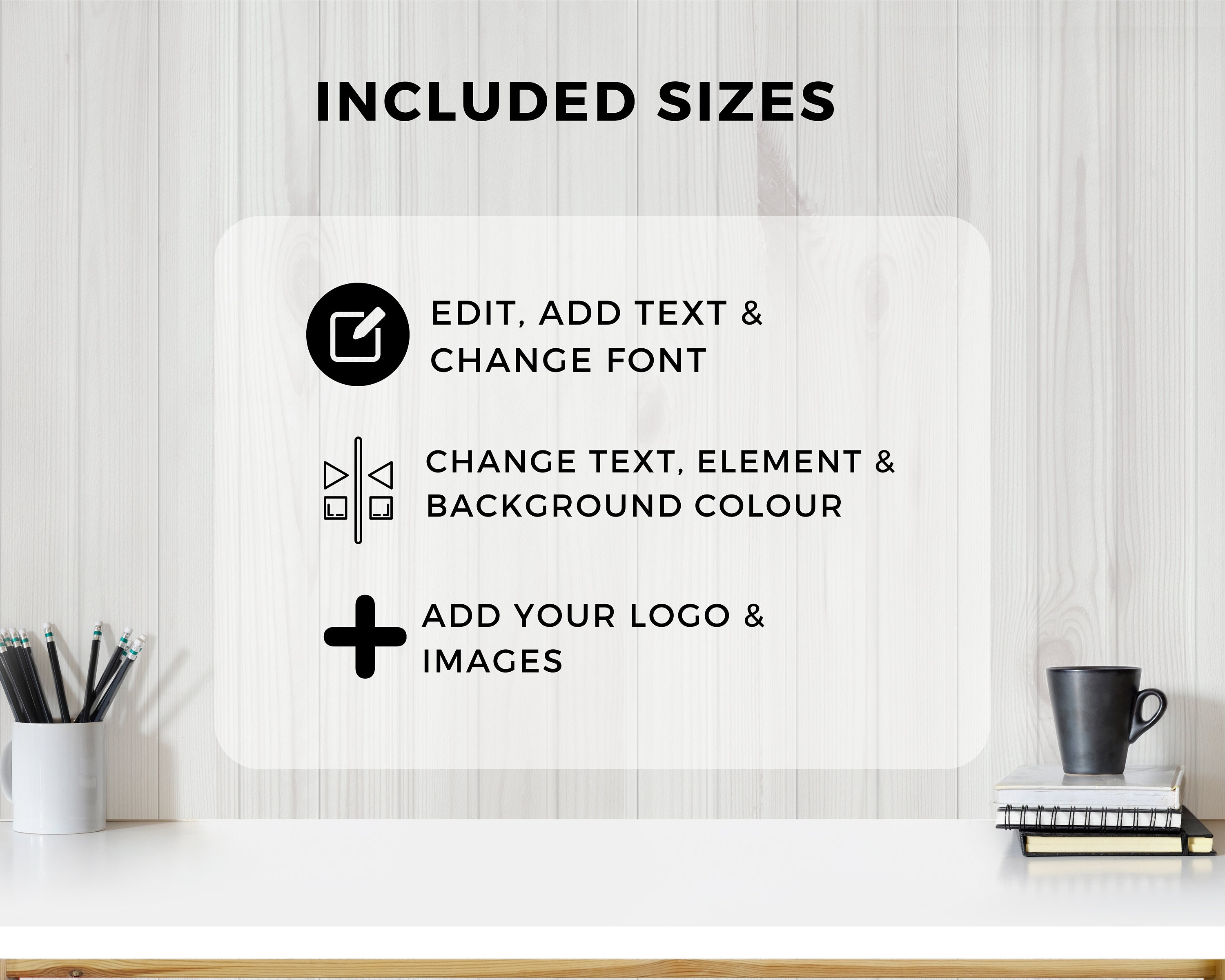 Photo or Logo Email Signature Template Editable With Canva - Etsy