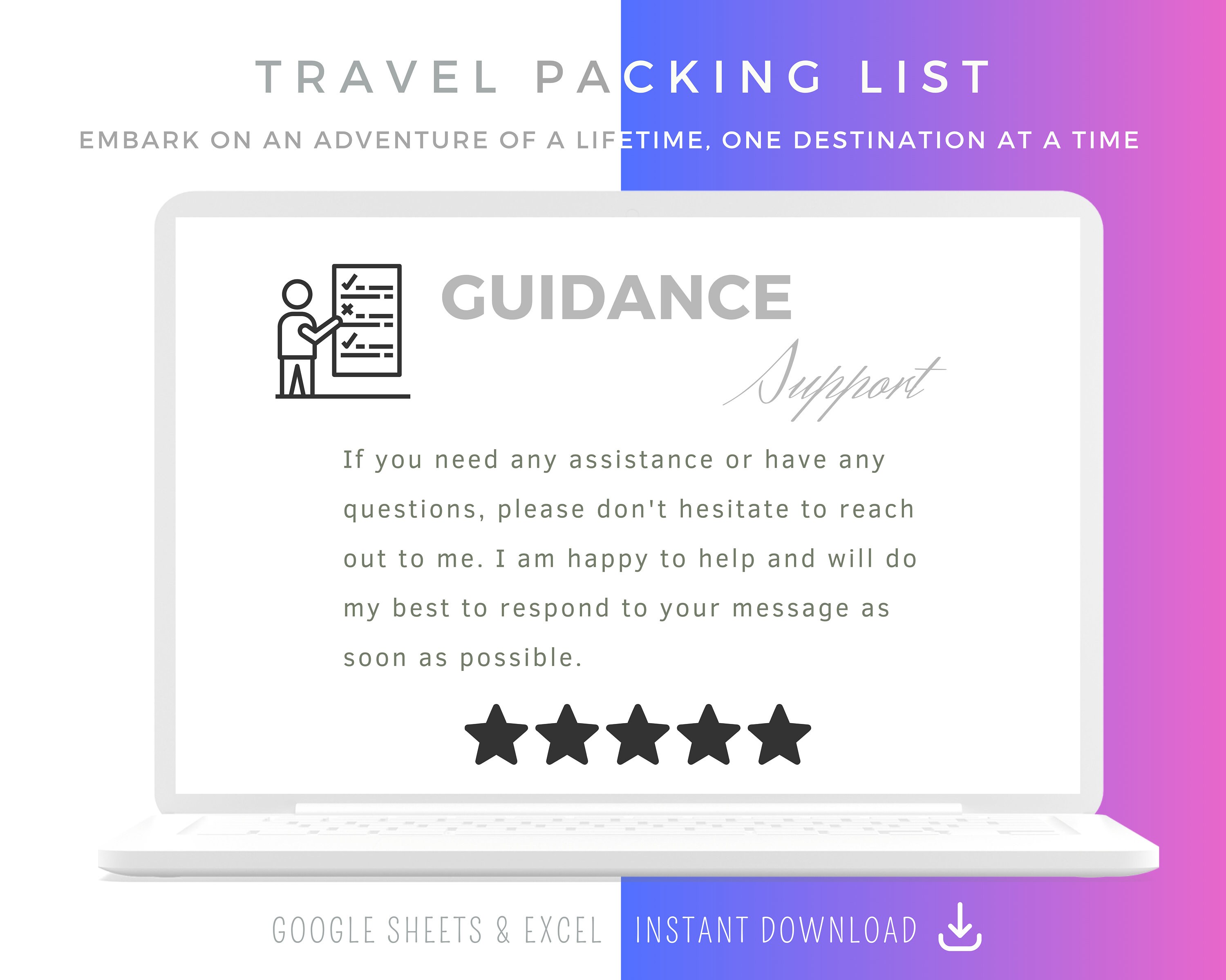 Packing List Template, Editable Kids Packing List, Cruise Vacation ...