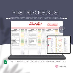 First Aid Checklist, First Aid Kit Checklist, First Aid Supply List ...