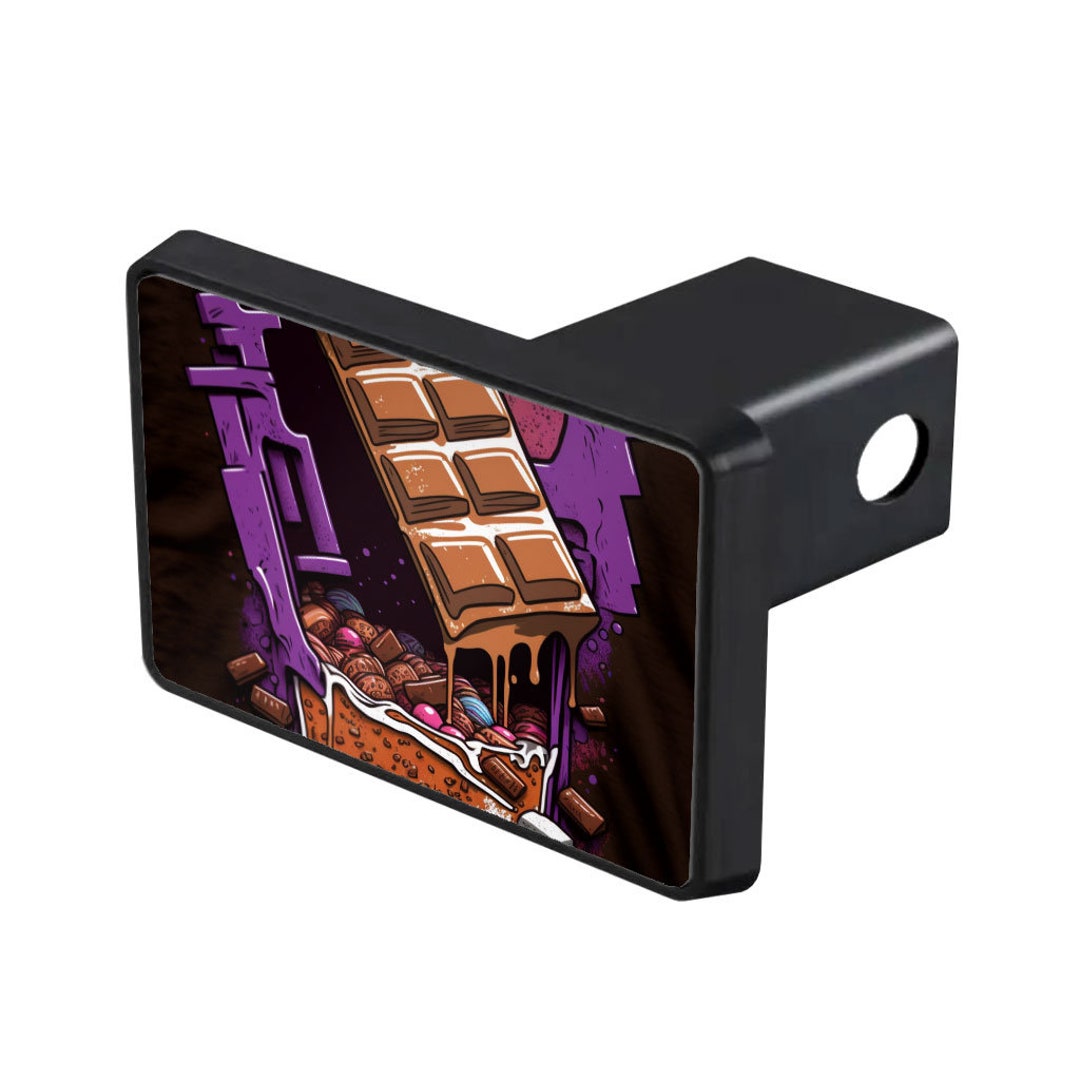 Chocolate Bar Design Trailer Hitch Cover Colorful Trailer Hitch Cover ...
