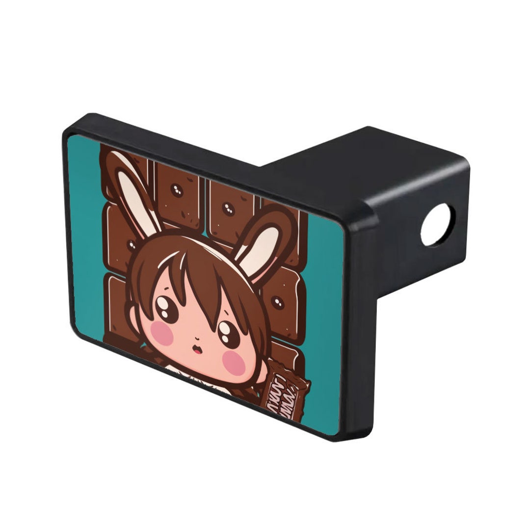 Cute Boy Trailer Hitch Cover Anime Trailer Hitch Cover Printed Trailer ...