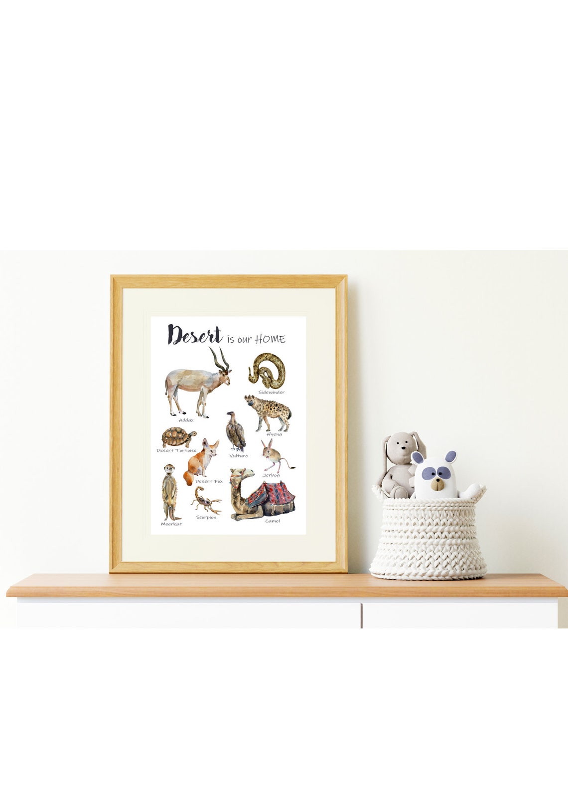 Desert Animals Digital Print - Etsy