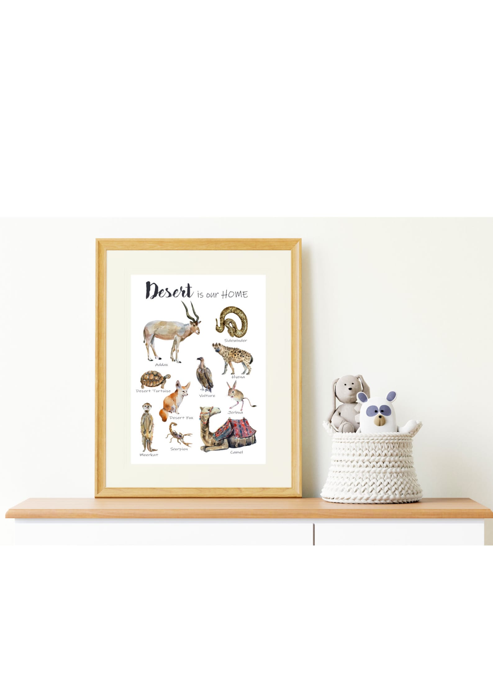 Desert Animals Digital Print - Etsy
