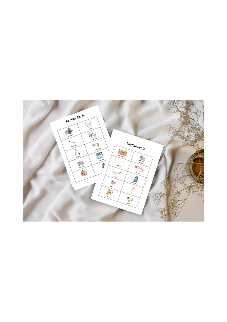 Routine Cards Visual Schedule - Etsy
