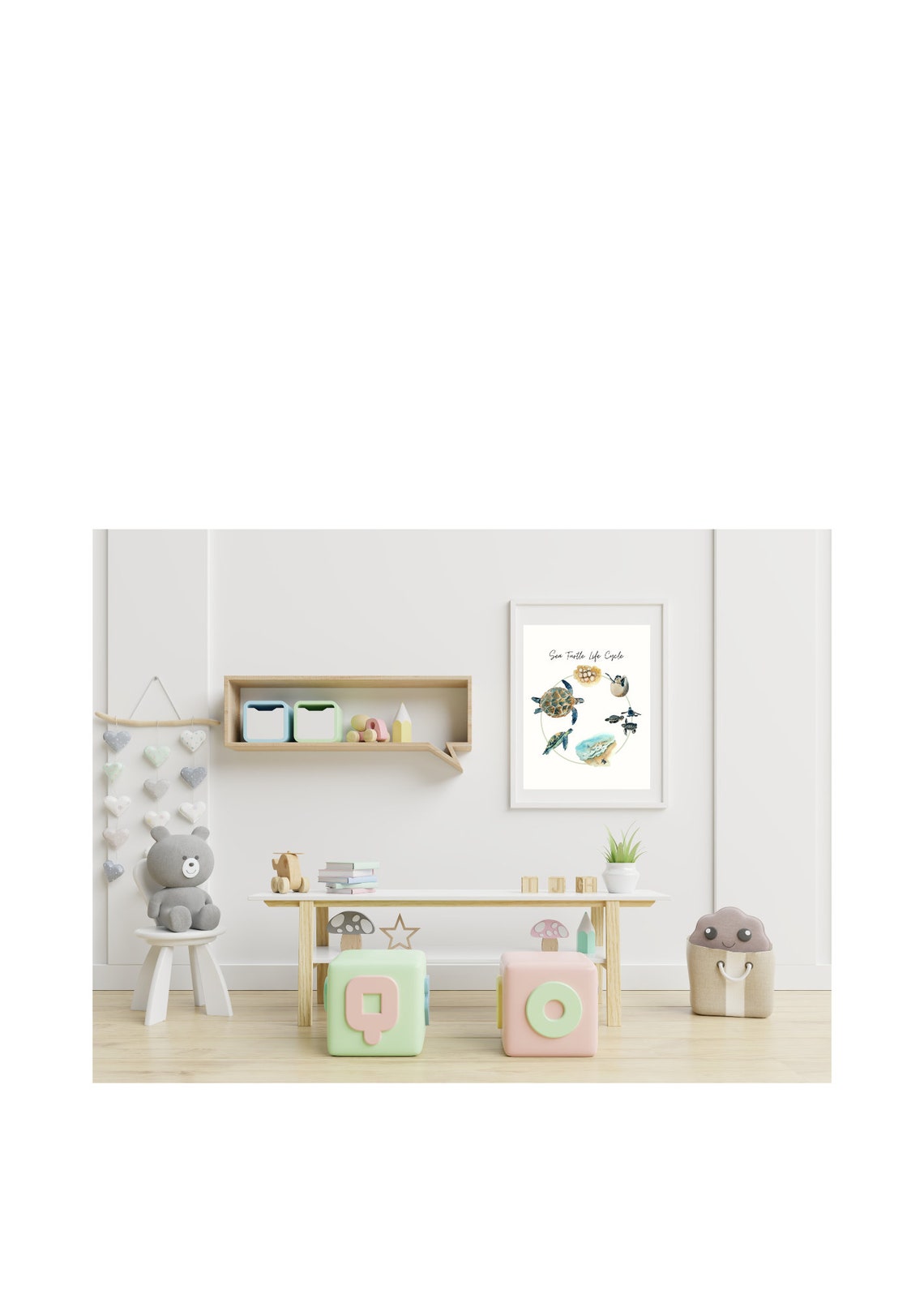 Sea Turtle Life Cycle Print + Sequencing Activity - Etsy