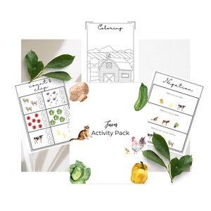 Educational Farm Activity Pack - Etsy