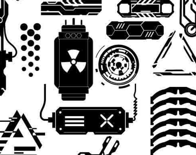 Cyberpunk Scifi SVG Digital Downloadable Collection - Etsy