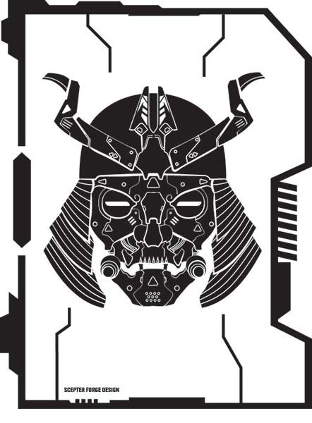 Cyberpunk Samurai Futuristic Scifi SVG Digital Downloadable Clip Art - Etsy