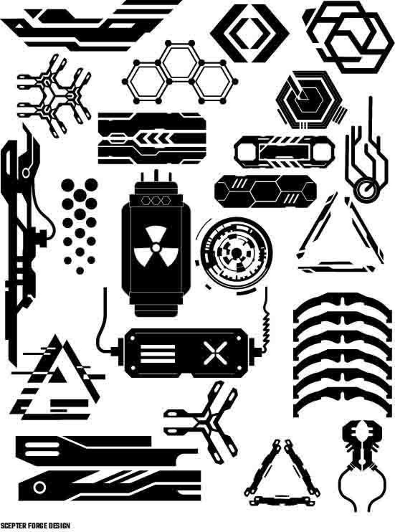 Cyberpunk Scifi SVG Digital Downloadable Collection - Etsy