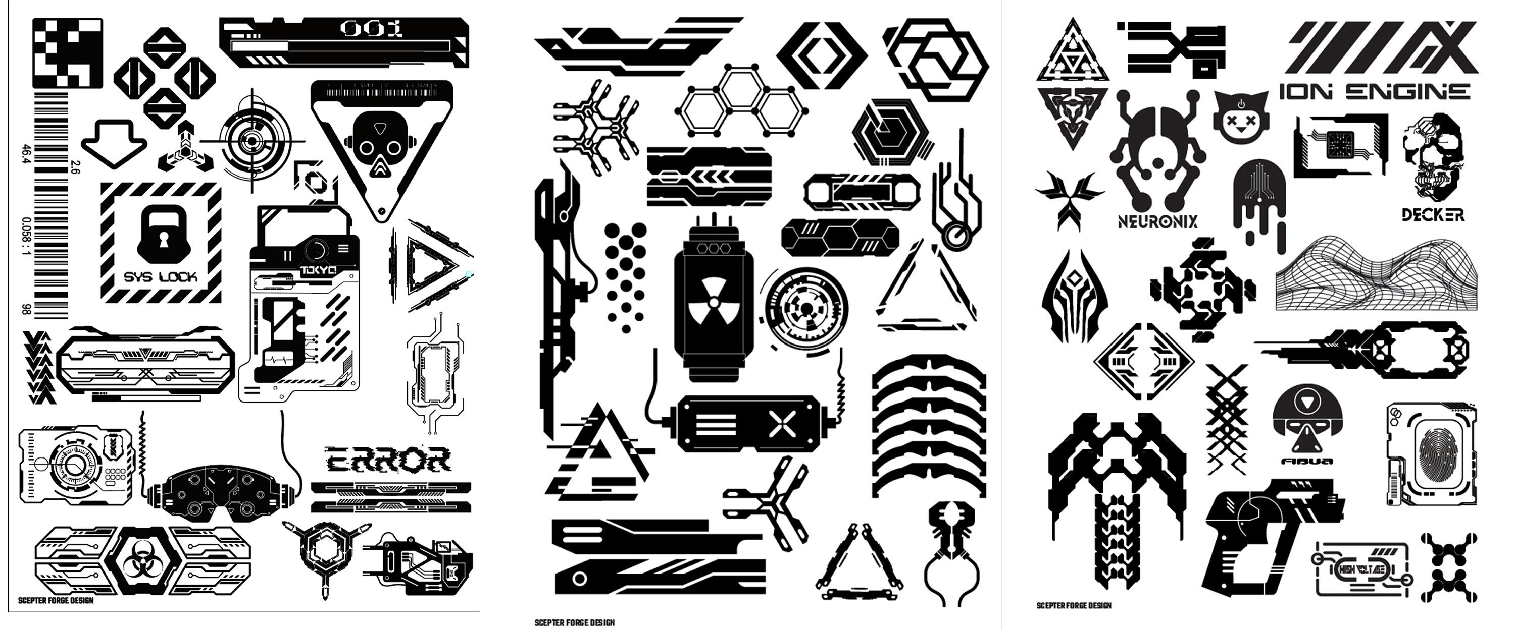 Cyberpunk Scifi Futuristic SVG Digital Bundle - Etsy