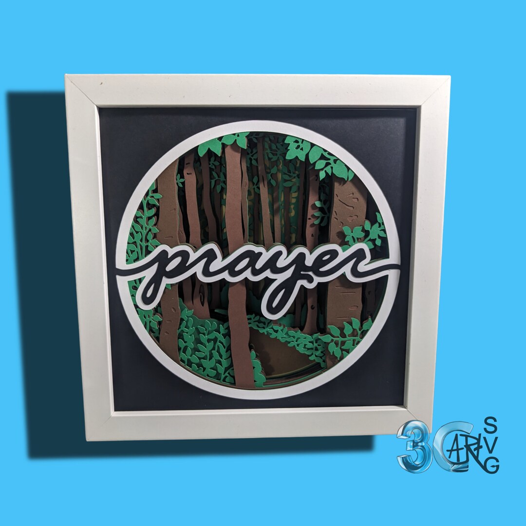 Sacred Grove Prayer Shadow Box - Etsy